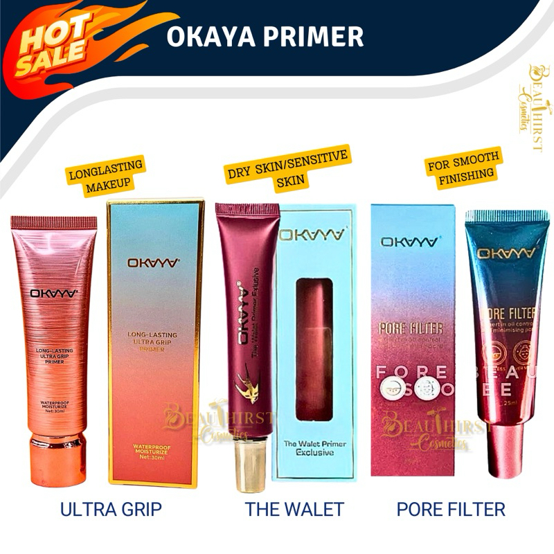 primer OKAYA Ultra Grip Primer MUA Bellaz Choice 30ML | Shopee Malaysia