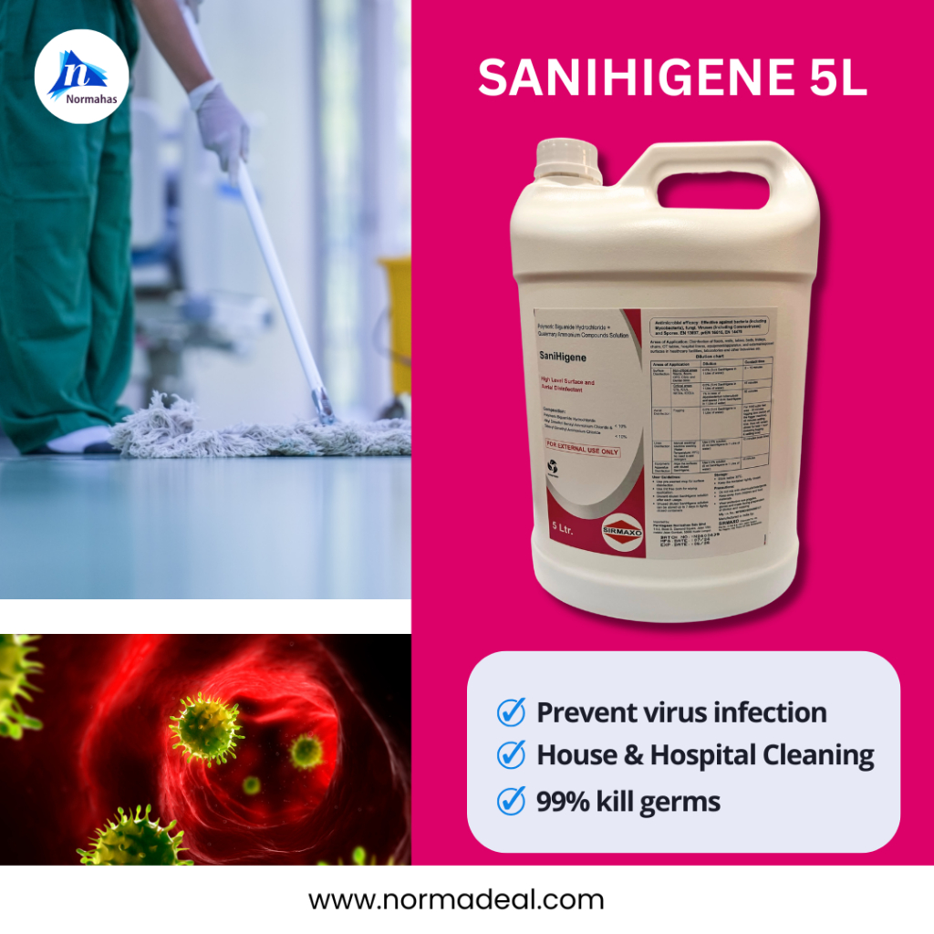 Sanihigene Detergent 5 Liters - Antivirus/Antibacterial | Shopee Malaysia