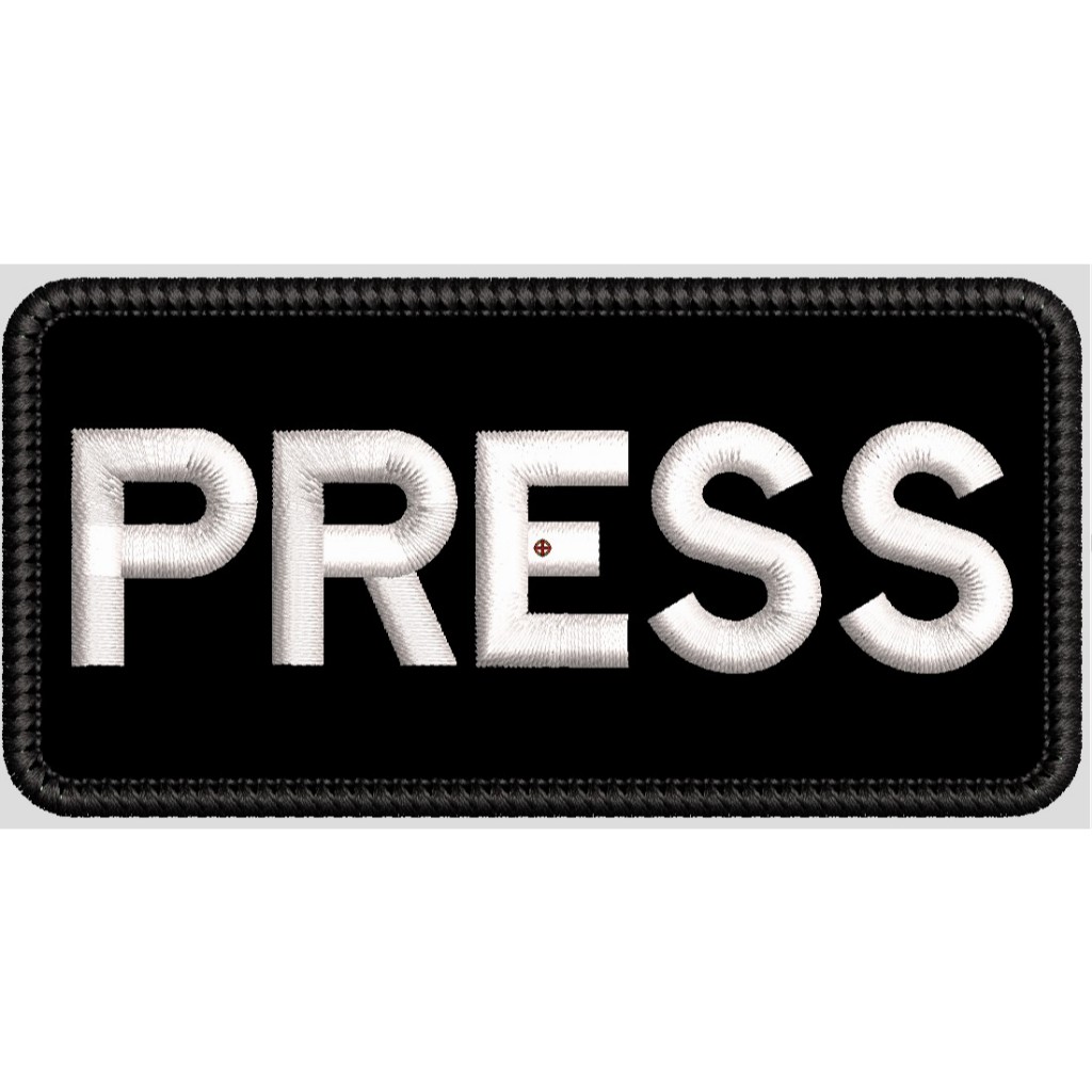 PRESS Embroidered Patch | Shopee Malaysia
