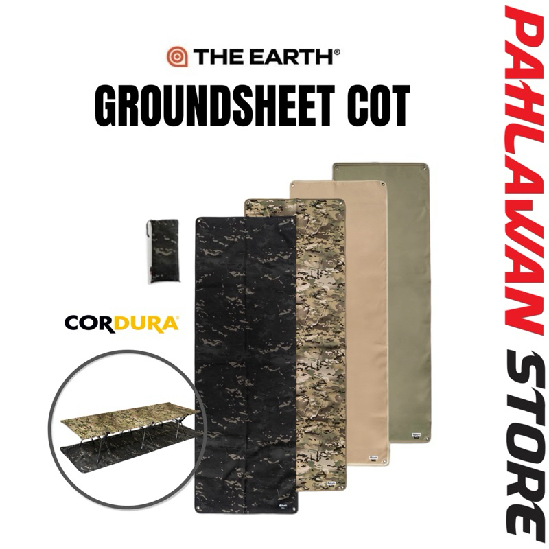 The Earth Cordura Sheet Mat Waterproof Groundsheet for Cots Camping bed ...