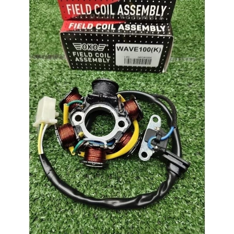 100% Original OKO Honda Ex5 Dream Wave 100 Fuel Coil Field Coil Starter ...