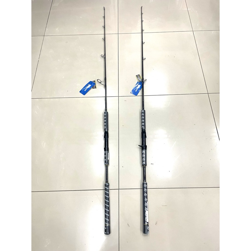 PIONEER SAVAGE 5‘8kaki pe3-5 pe4-6 spinning/bc rod one piece | Shopee ...