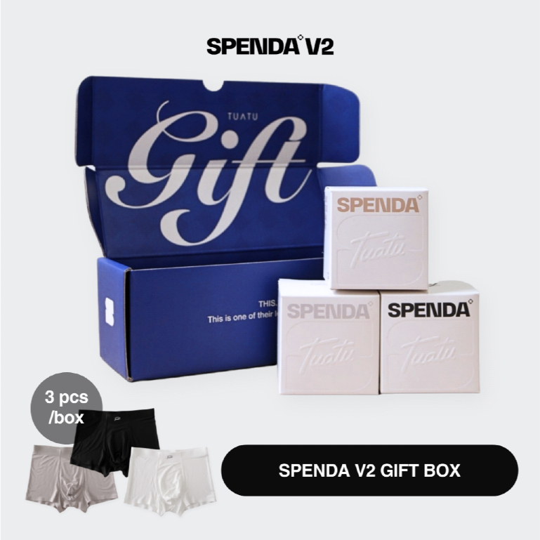 TUATU SPENDA GIFT BOX MEN'S BOXER BRIEF UNDERWEAR BIRTHDAY ANNIVERSARY ...