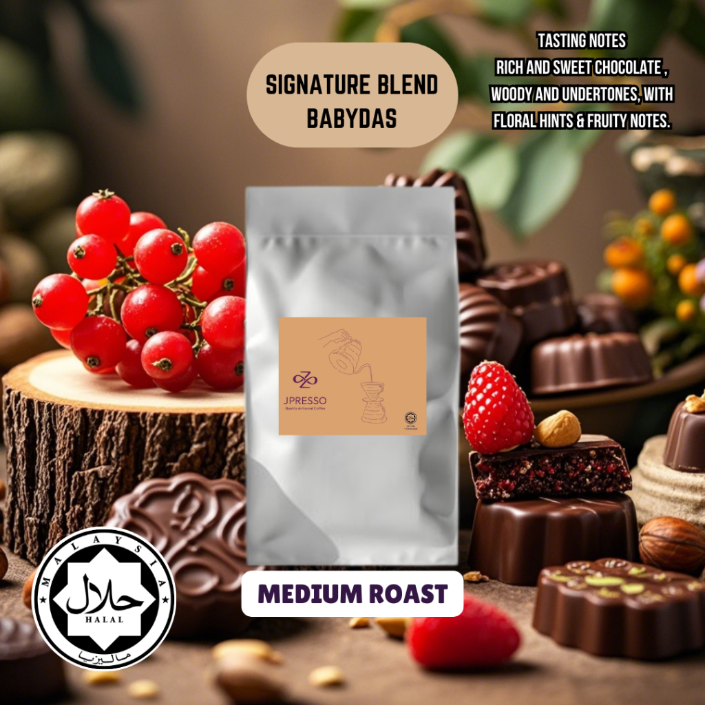 JPRESSO Coffee Bean Signature Blend Babydas Genuine Arabica Medium ...