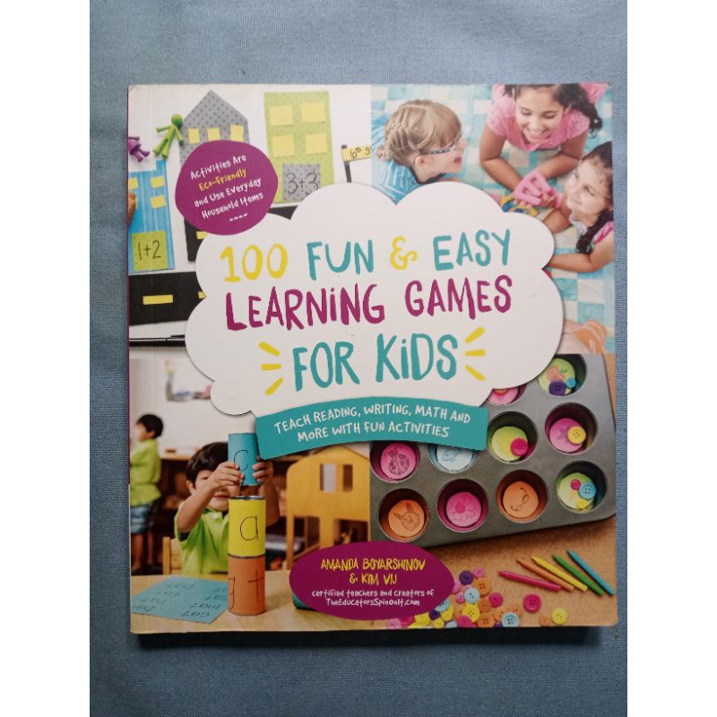 preloved 100 FUN & EASY LEARNING GAMES FOR KIDS amanda boyarshinov ...