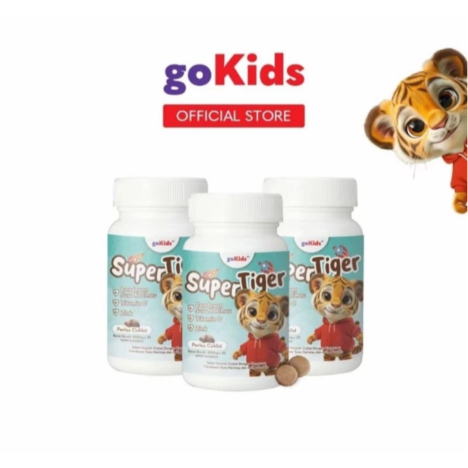 WellLand goKids Super Tiger Cokalt for Kids | Anak pernafasan sokongan, anak batuk sakit cough ...