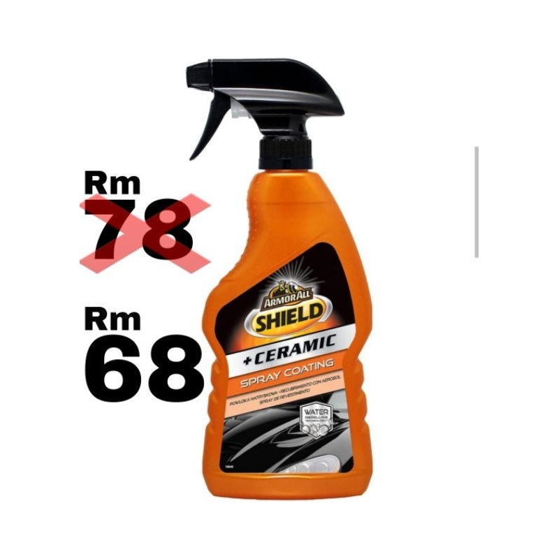 (New & Sealed) ArmorAll Shield +Ceramic Spray Coating 500ml | Shopee ...