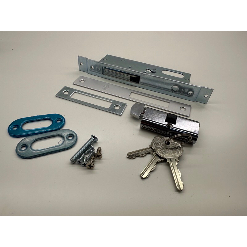 mico narrow aluminium frame swing door lock 41054 | Shopee Malaysia