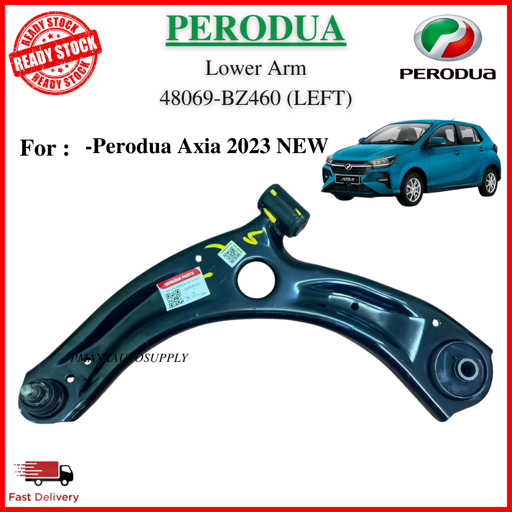 [100% ORIGINAL]PERODUA FRONT LOWER ARM WITH BUSH /AXIA NEW (D74A)(2023 ...