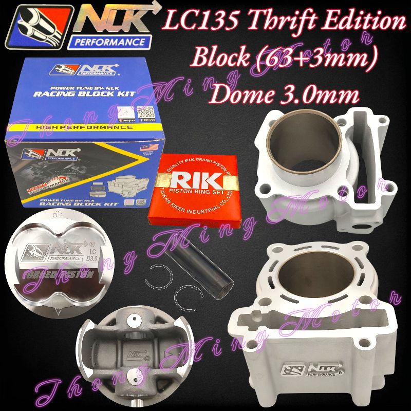 NLK Performance Racing Block (ULTRA+)/Thrift Edition (LC135/Y15ZR), 57 ...