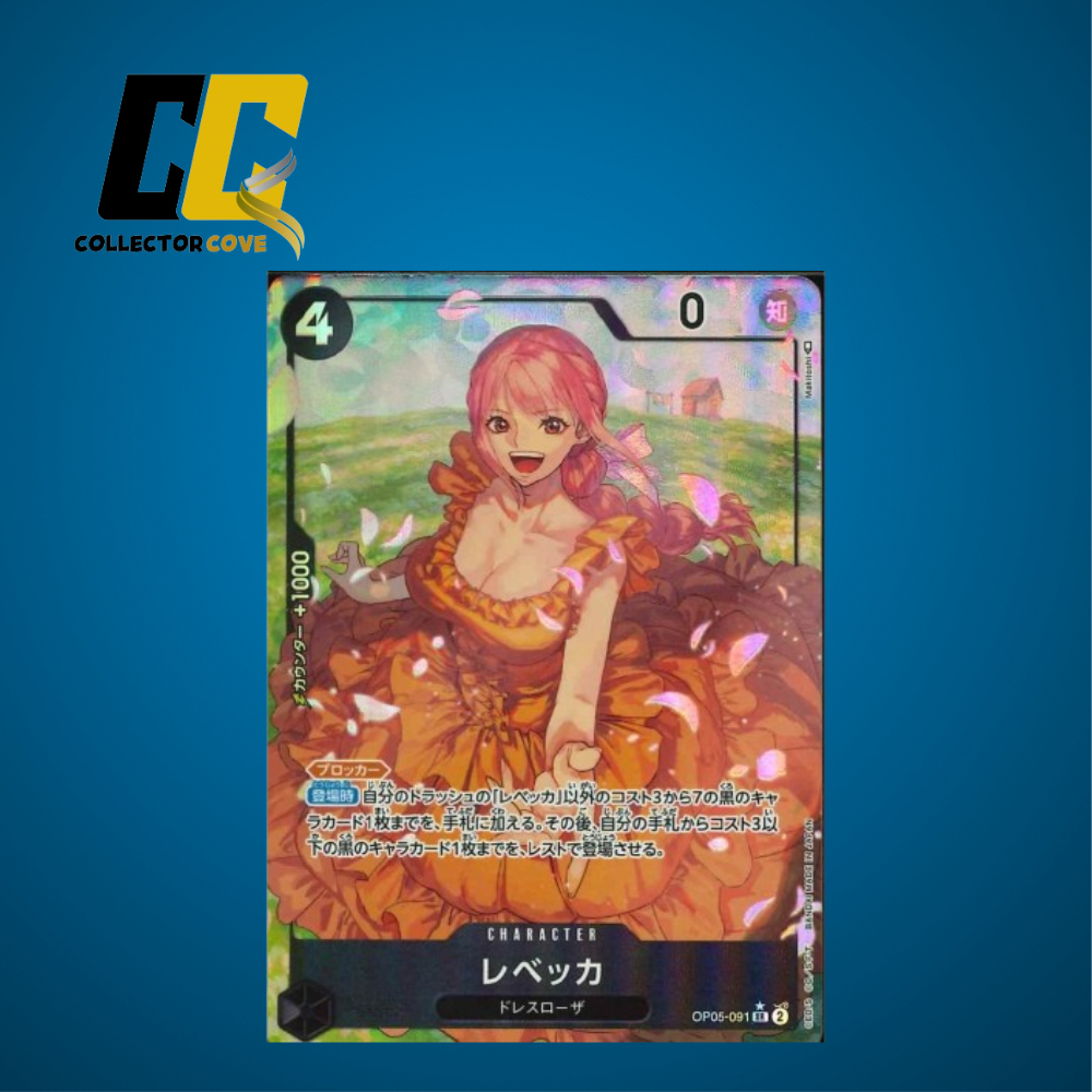 One Piece Japanese Rebecca OP05-091 Parallel Rare AA Alternate Art TCG ...