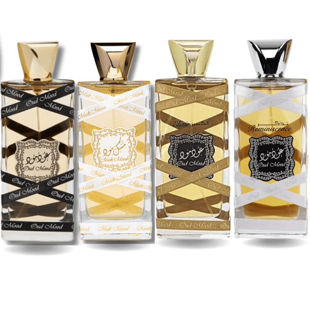 Oud Mood, Elixir, Reminiscense & Musk Mood EDP-100ml | by Lattafa ...