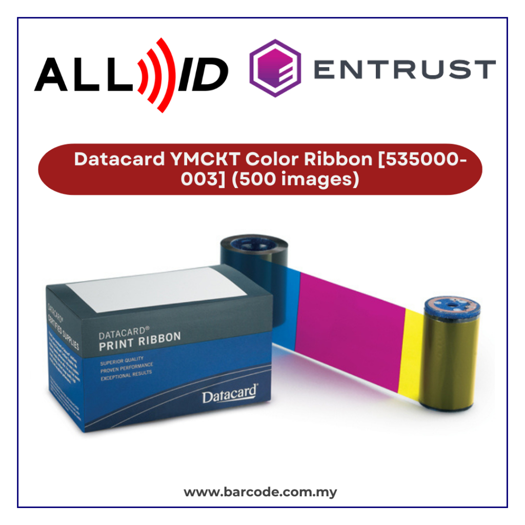 Entrust Datacard YMCKT Color Ribbon [535000-003] (500 images) | Shopee ...