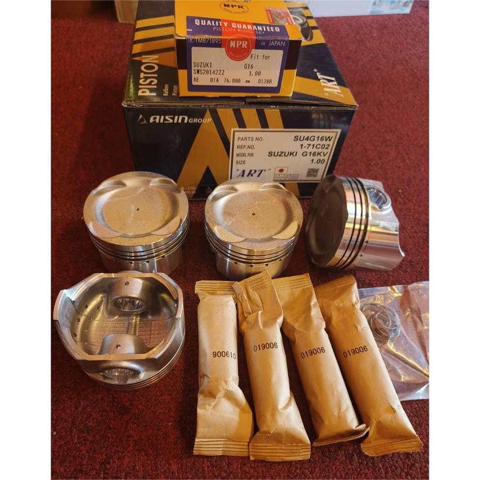ART Piston for Honda D16 D15 and 4g13 4g15, Suzuki Vitara Turbo piston ...