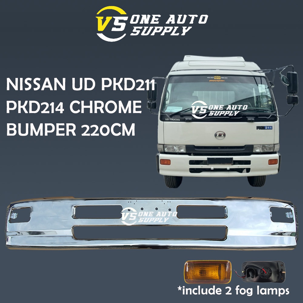 NISSAN UD PKD211 PKD214 CHROME BUMPER 225CM 205CM | Shopee Malaysia