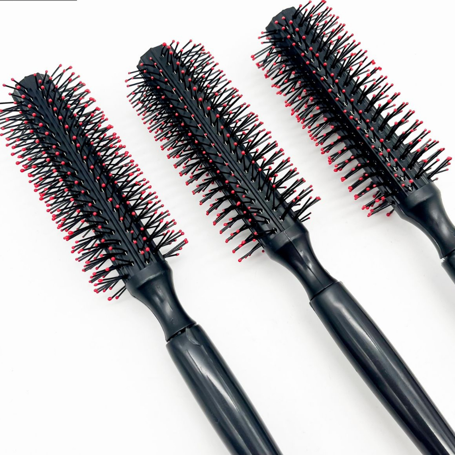 Round Rolling Hair Comb Sikat Rambut Bulat For Wavy Curly Hair Styling ...