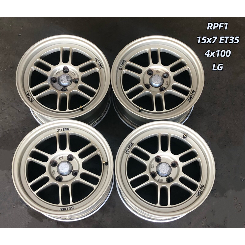 USED RIM RPF1 15 INCH FOR MYVI ALZA SAGA BLM WIRA VIOS YARIS JAZZ CITY ...