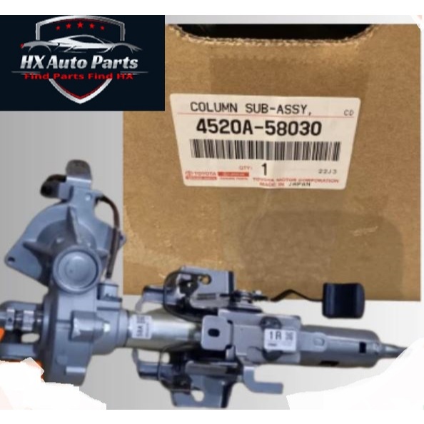 GENUINE TOYOTA STEERING COLUMN [4520A-58030]~ TOYOTA ALPHARD VELLFIRE ...