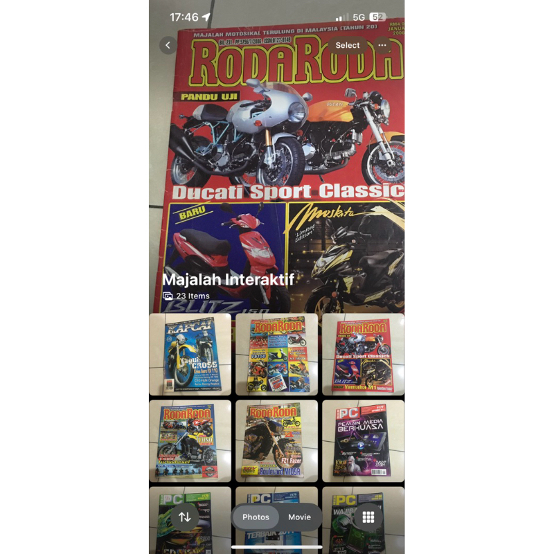 Buku Majalah Kapcai Roda-Roda Wisel PC | Shopee Malaysia