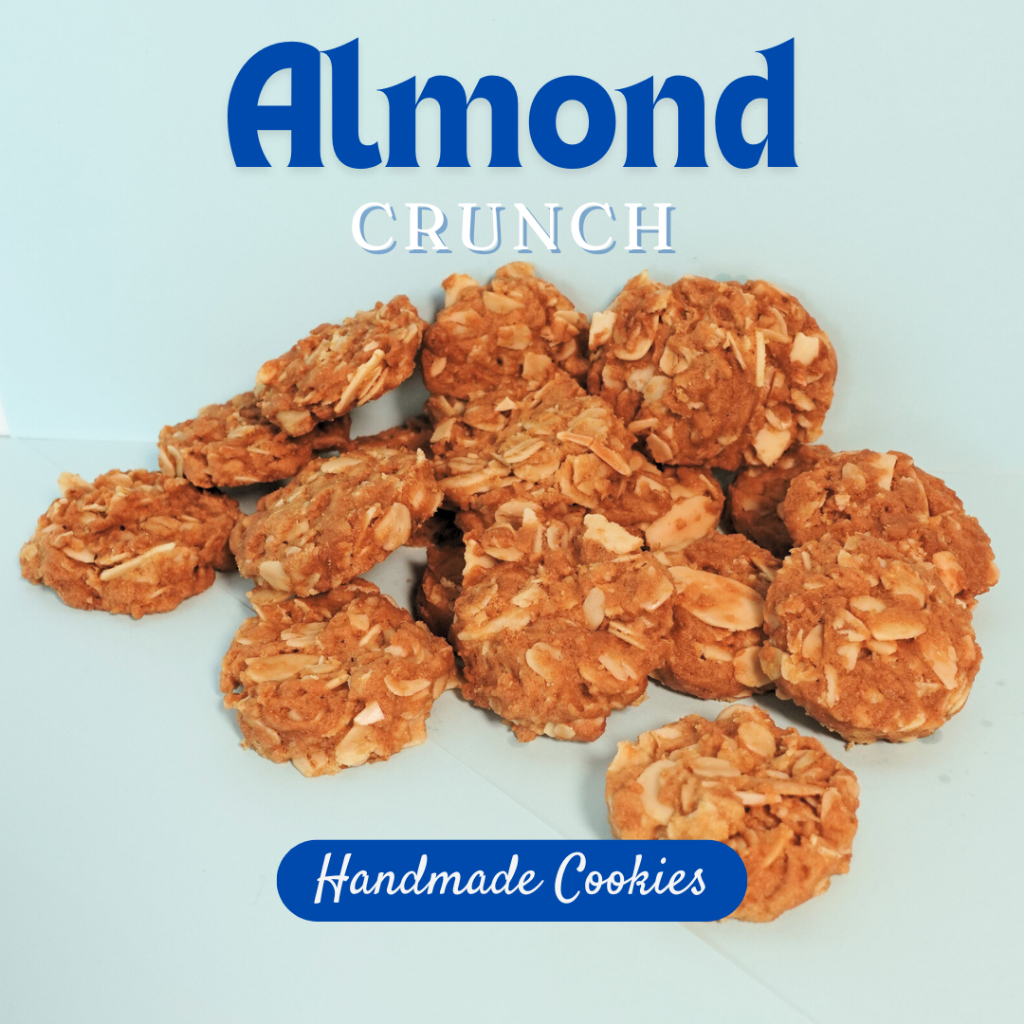 Almond Crunch / Kuih Raya / Biskut Badam / Snacks Sihat / The Extra ...