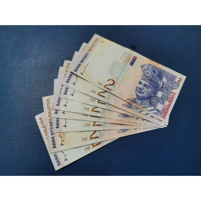 Offer Banknote Malaysia Rm2 Siri 8 Condition UNC Tapi Kertas Ada Kuning ...