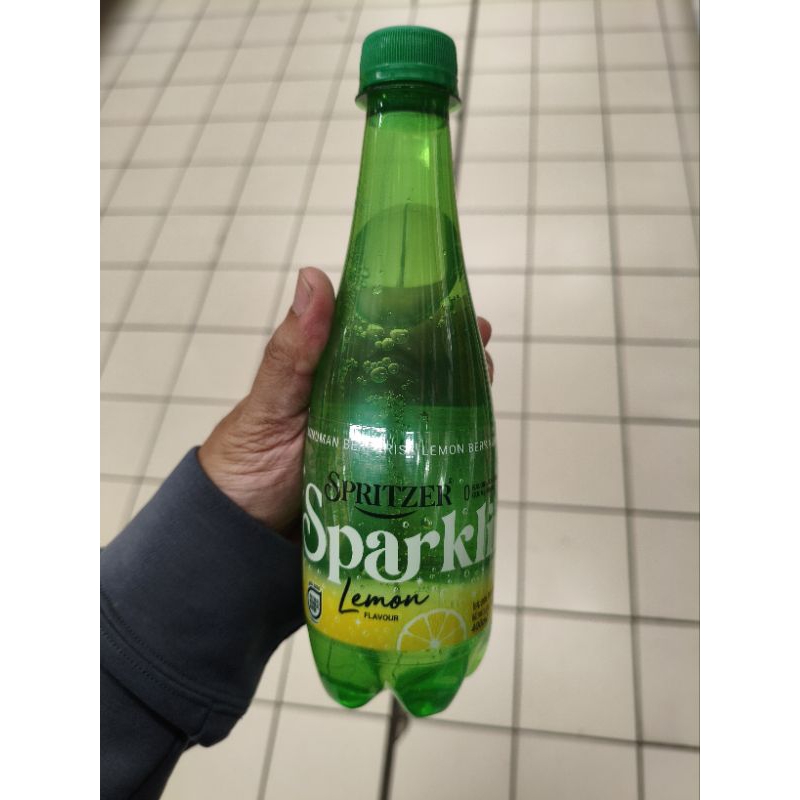Air Sparkling Spritzer Sparkling Water Lemon/Original 400ml | Shopee ...