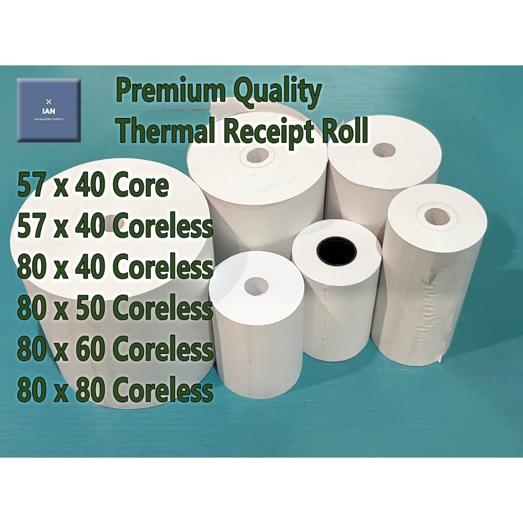 Thermal Receipt Roll / Thermal Receipt Paper / Kertas Resit Termal ...