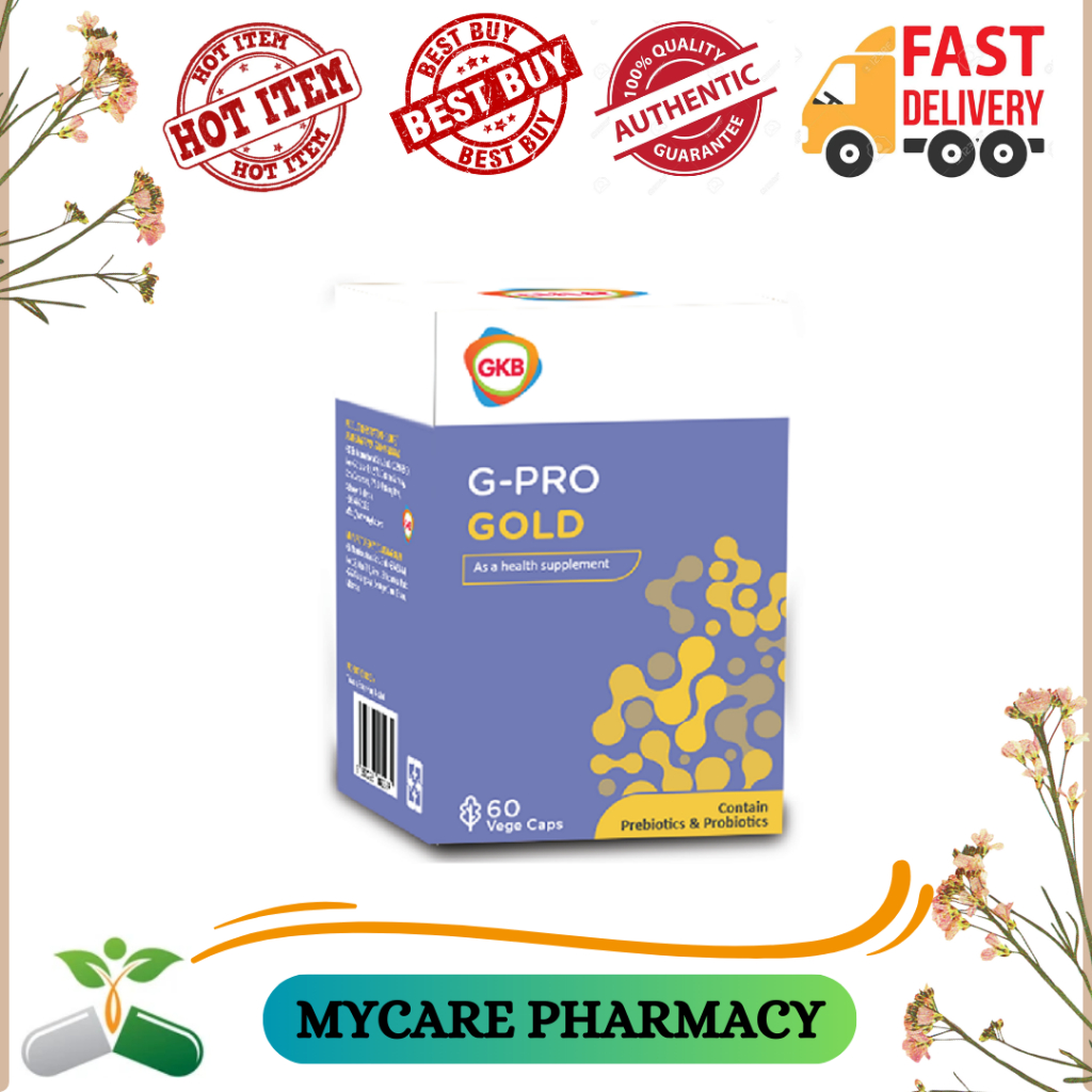 GKB G-Pro Gold Pre + Probiotics 80 Billion CFU (60's) | Shopee Malaysia