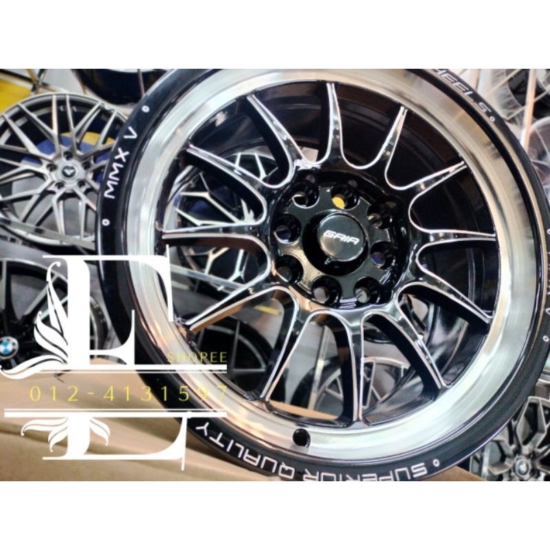 新 NEW SPORT RIM 15 INCH RM1380 4PC WHELLS PERSONA IRIZ SAGA MYVI (KENA ...