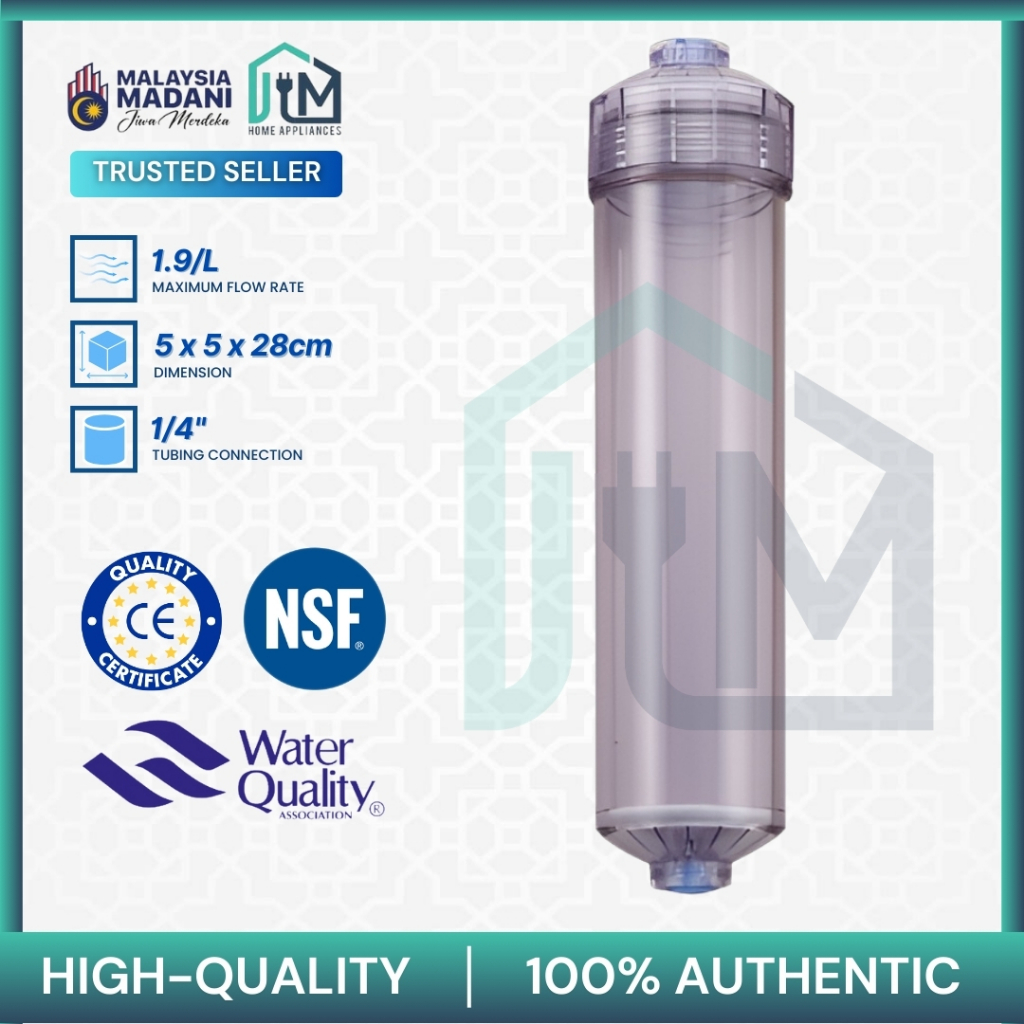 THE JM CERAMIC 10 INCH WATER FILTER HOUSING - HIGH QUALITY, DURABLE, LONG-LASTING & EASY TO ...