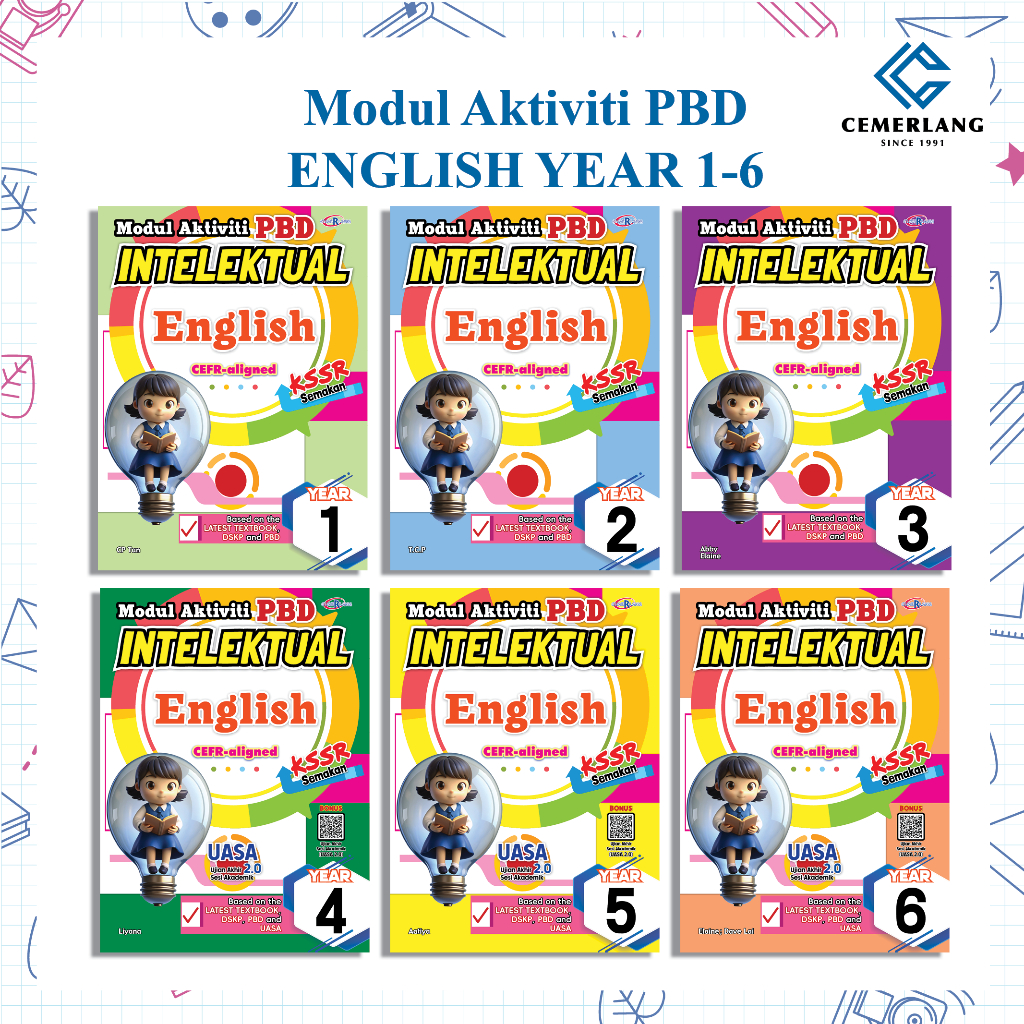 Modul Aktiviti PBD Intelektual English（Year 1-6） | Shopee Malaysia