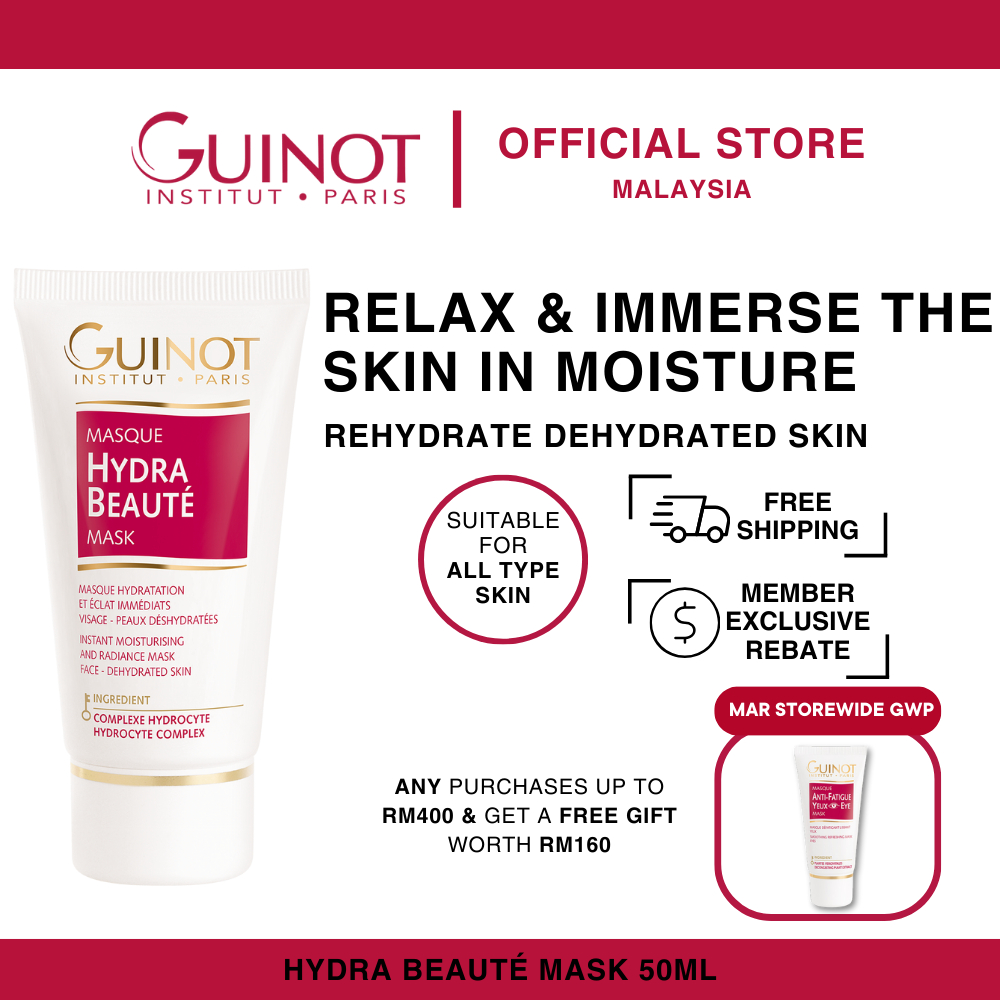 Guinot Hydra Beaute Mask 4in1 (50ml) 焕肌柔润面膜- Replenishes moisture and ...