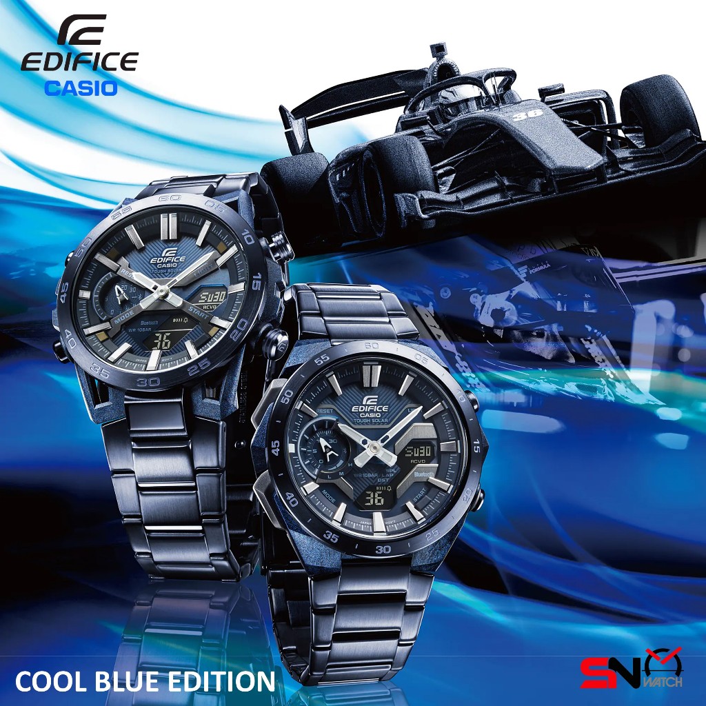 Casio Edifice Cool Blue Edition ECB-2000CB ECB-2200CB Tough Solar ...