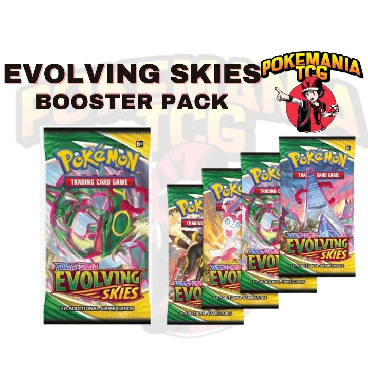 (Live Rip) Pokemon TCG SWSH - Evolving Skies (English) | Shopee Malaysia