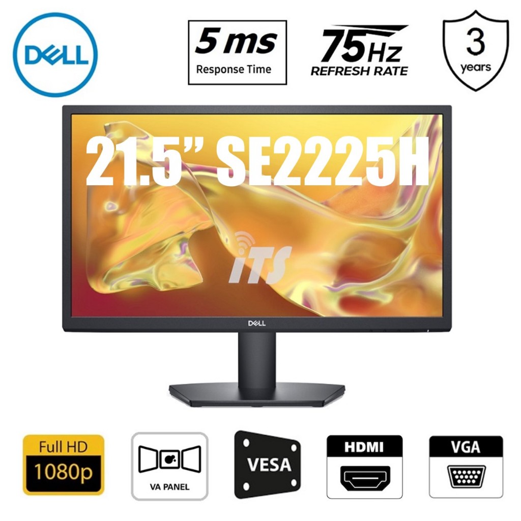 Dell 21.5" SE2225H 75Hz LED Monitor (VGA/HDMI) | Shopee Malaysia