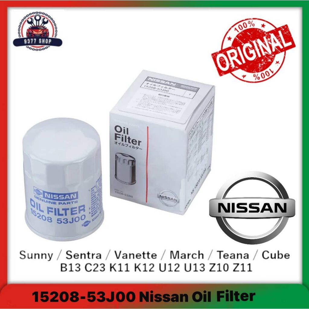 Original Nissan Oil Filter(15208-53J00) for NISSAN CUBE , MARCH ...
