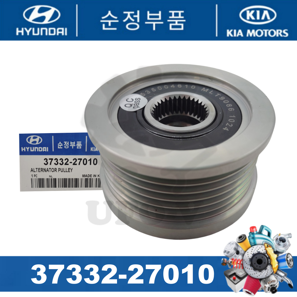 37332-27010 Alternator Pulley for Hyundai Elantra XD 2.0, Santa Fe 2.0 ...