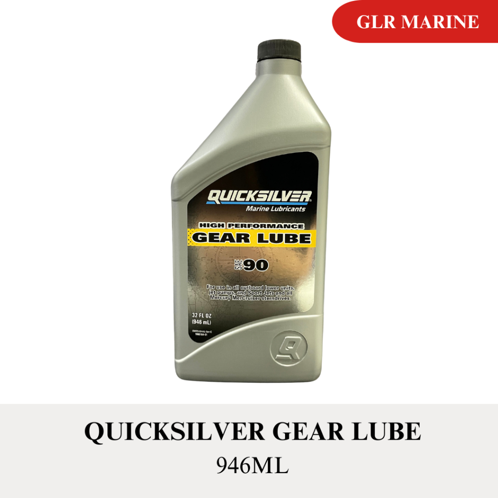 946ML QUICKSILVER GEAR LUBE GEAR OIL HIGH PERFORMANCE SAE 90 OUTBOARD ...
