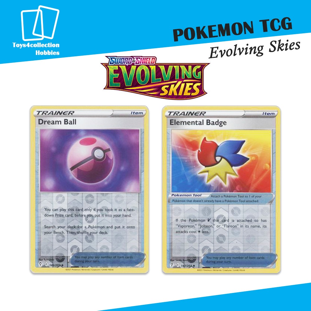 Pokemon Card - SS7 EVOLVING SKIES - Reverse Holo PTCG Foil Card Trainer ...