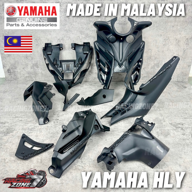 Yamaha LC135 V2 V3 V4 V6 V7 Inner Cover Set, Hitam Matte Full Set ...