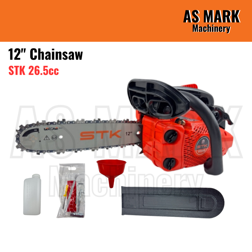 STK 12" Gasoline Chainsaw 2-Stroke Engine Mesin Potong Pokok Mesin Gergaji | Shopee Malaysia