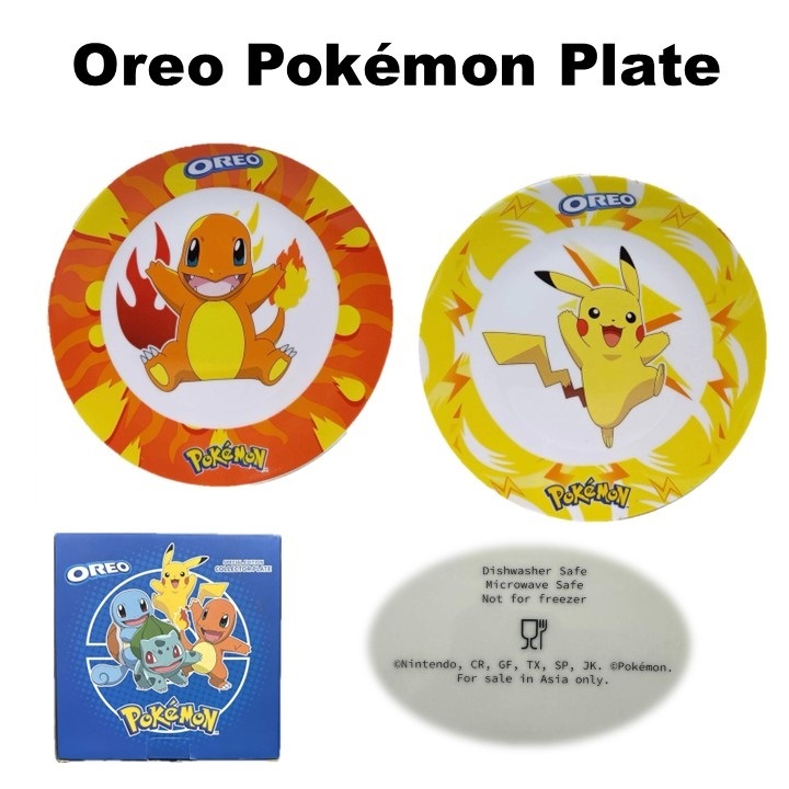 Oreo Pokémon Ceramic Plate Collection (Limited Edition) | Shopee Malaysia