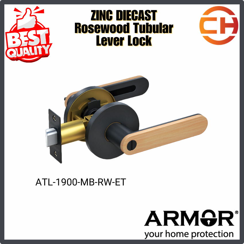 ARMOR Zinc Diecast Tubular Lever Lock (ATL-1900-MB-RW-ET) | Shopee Malaysia