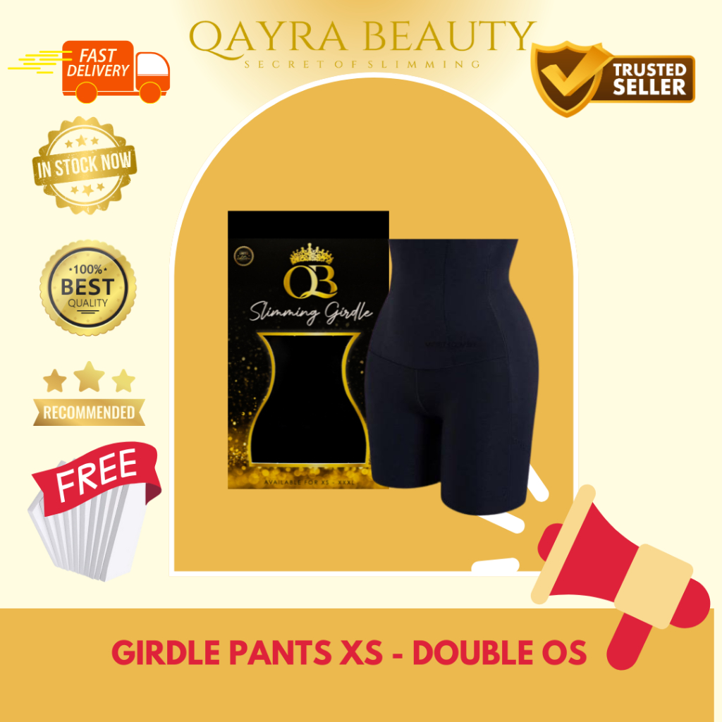 GIRDLE PANTS XS - DOUBLE OVERSIZE BLACK ONLY | Shopee Malaysia