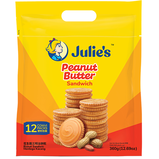 Julie's Peanut Butter Sandwich 360g | Shopee Malaysia