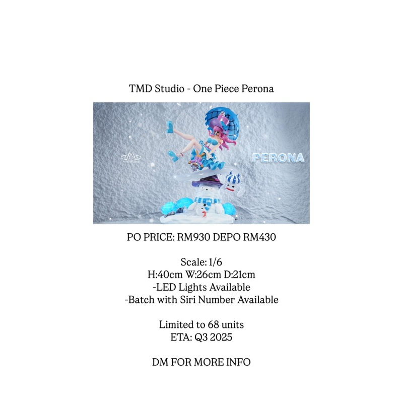 TMD Studio - One Piece Perona | Shopee Malaysia