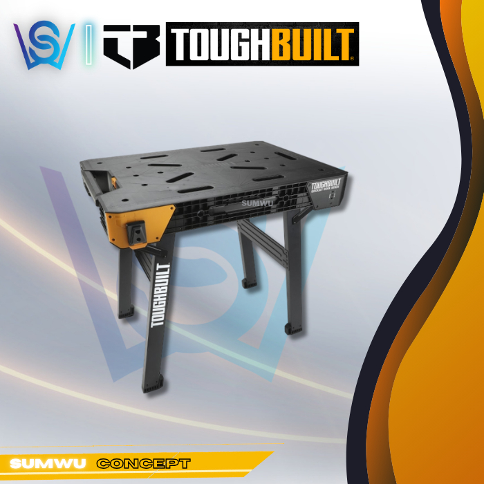 TOUGHBUILT QuickSet Work Bench TB-WB700 453kg Capacity Heavy Duty ...