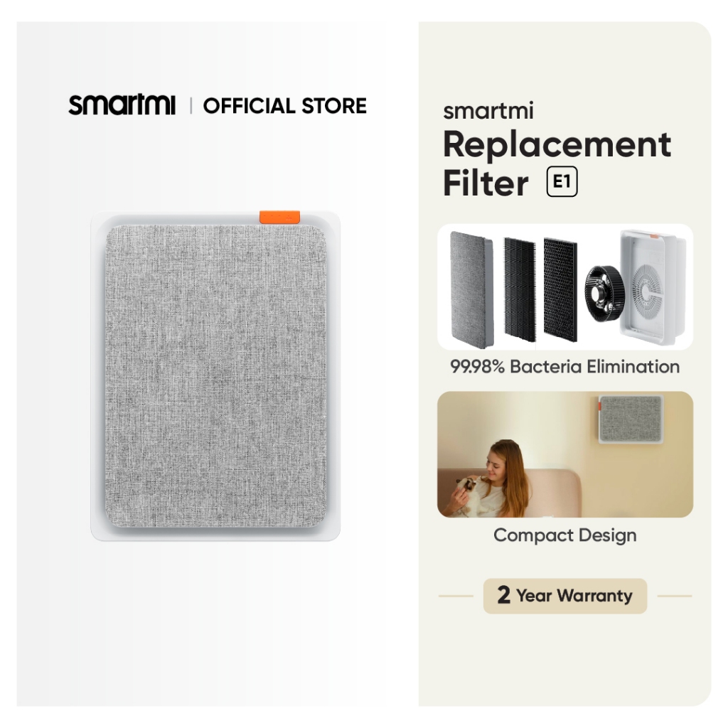 Smartmi E1 Air Purifier True HEPA Filter Replacement | Shopee Malaysia