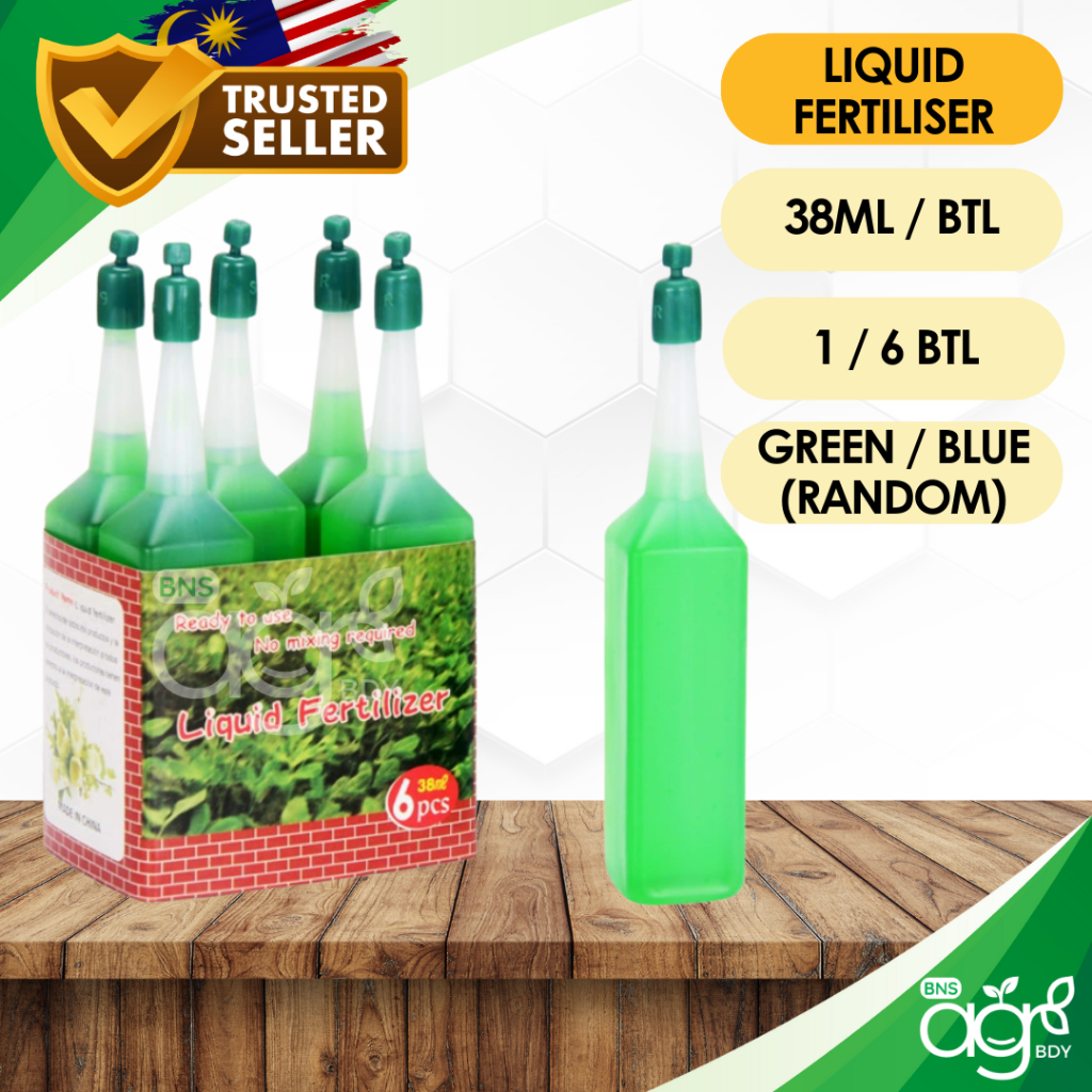 [6 Botol] Agrobuddy Baja Air Pekat Nutrient | Liquid Fertiliser Ready ...