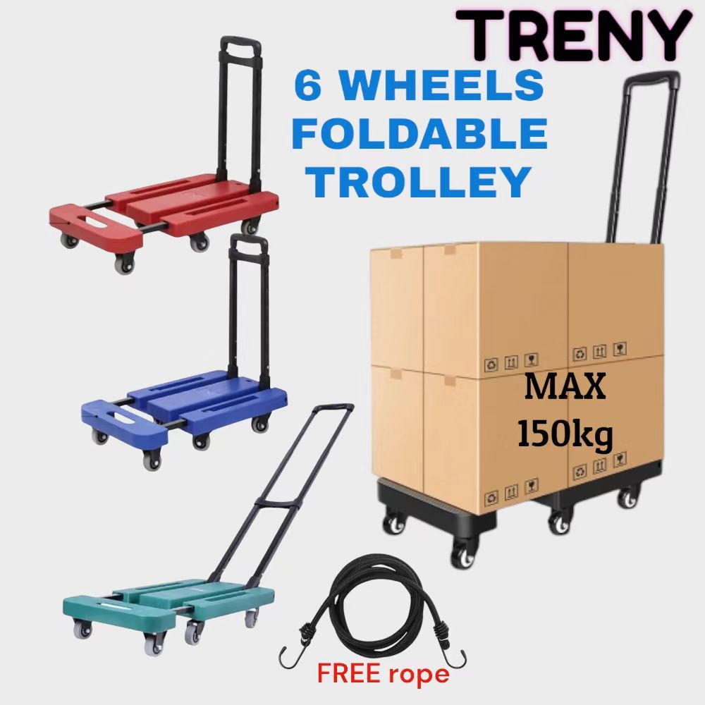 Portable Travel trolley 迷你携带手推车 Multifunctional Fordable Trolley ...